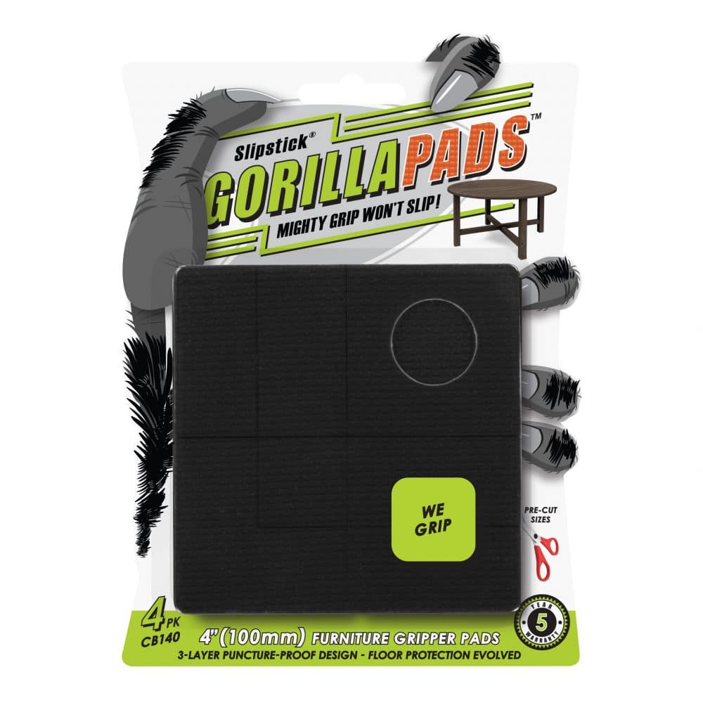 Slipstick GorillaPads® | Furniture Gripper Pads for Stability