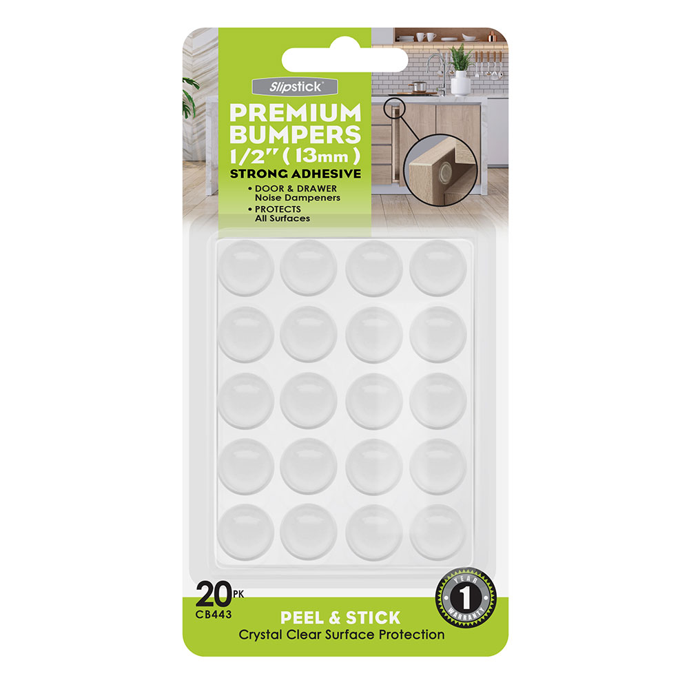 Set of 48 – 10mm (3/8″) Diameter Round Clear Bumpers – CB441 ...